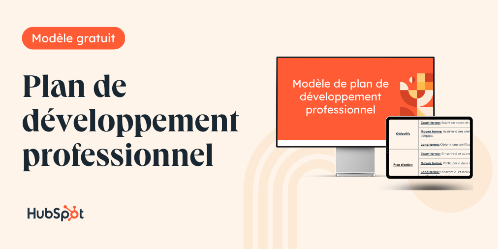 Modèle de plan de développement professionnel
